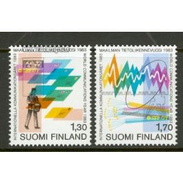 1983 Finland World telecommunications year ** | Philatelic Service of ...