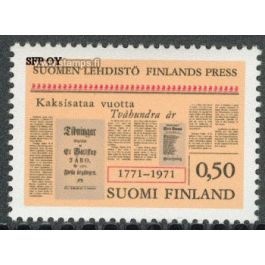 1971 Finland, 200th anniv. of finnish press ** | Philatelic Service of ...