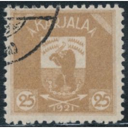 Karjala 25p leimattu | Suomen Filateliapalvelu Oy
