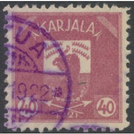 Karjala 40p leimattu A-hammaste | Suomen Filateliapalvelu Oy