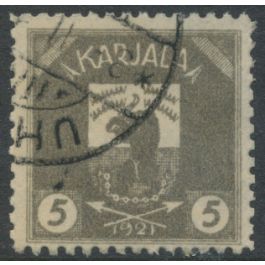 Karjala 5p leimattu B-hammaste | Suomen Filateliapalvelu Oy