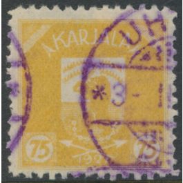 Karjala 75p leimattu A-hammaste | Suomen Filateliapalvelu Oy